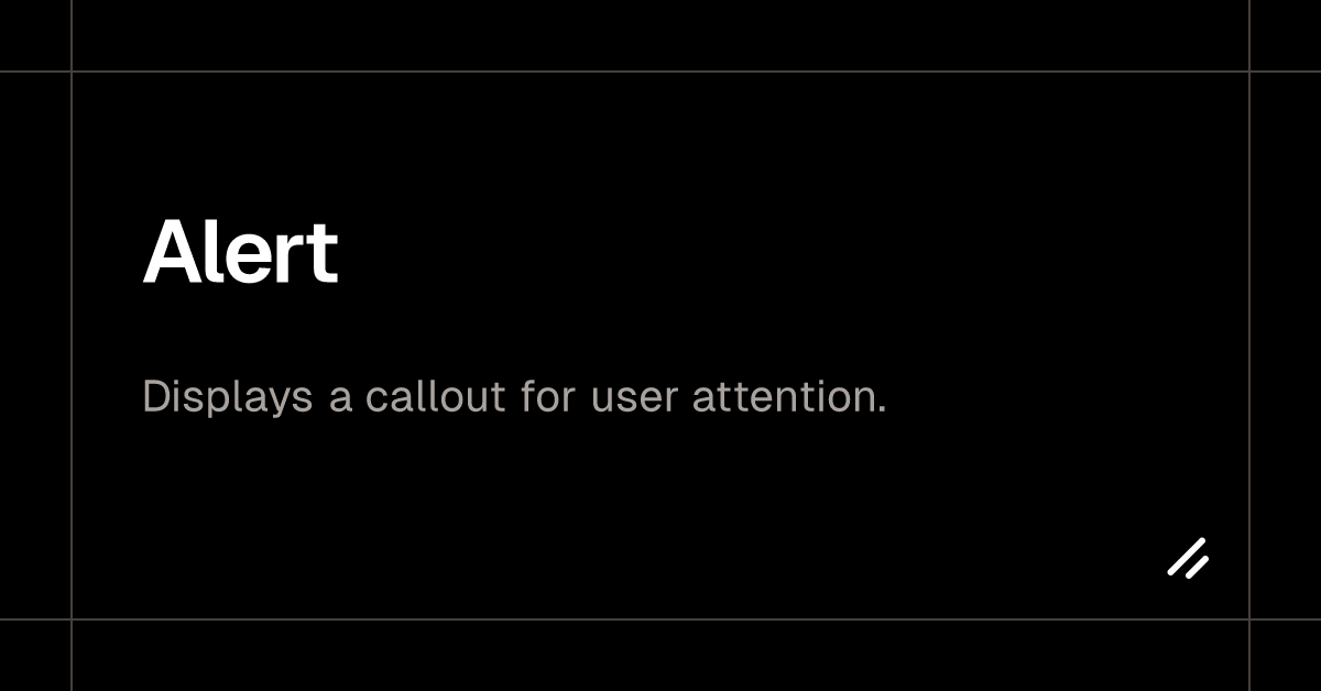 Alert Shadcnui 